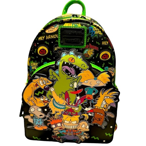 Loungefly | Bags | Nwt Loungefly Rare Nickelodeon Retro Logo ...